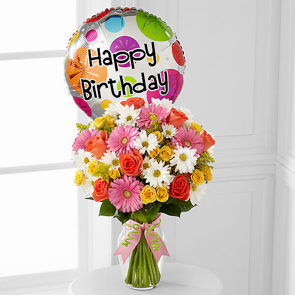 The Birthday Cheer™ Bouquet arranged by a florist in Glendora, NJ ...